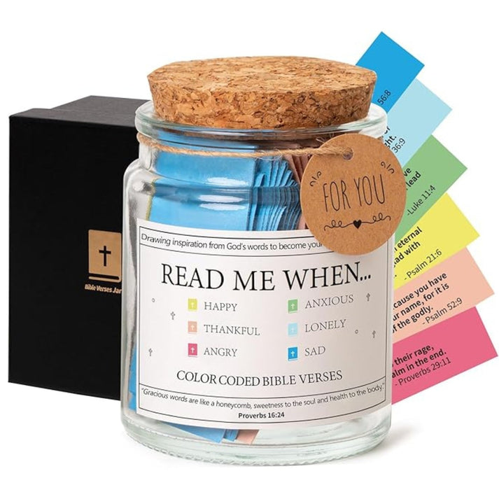 Bible Verse Jar, Read Me When... – Flora 1 Store
